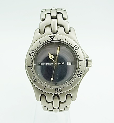 【やや傷や汚れあり】 2743 ELGIN チタン SOLAR FK-618AK 防水：200m [管]03065の落札情報詳細 - ヤフオク ...
