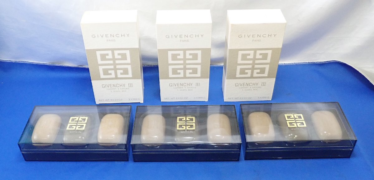 【未使用】 未使用 GIVENCHY ジバンシー ソープ3個BOX GIVENCHY III COFFRET 3 SAVONS （100g×3）×3セット 石鹸の落札情報詳細 - ヤフオク落札 ...