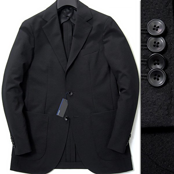 【未使用】新品 BEAMS 監修 モアレス 春夏 ウール シアサッカー ジャケット L 黒 【J53796】 MORLES メンズ ブレザー ストレッチ スプリングの落札情報詳細 ...