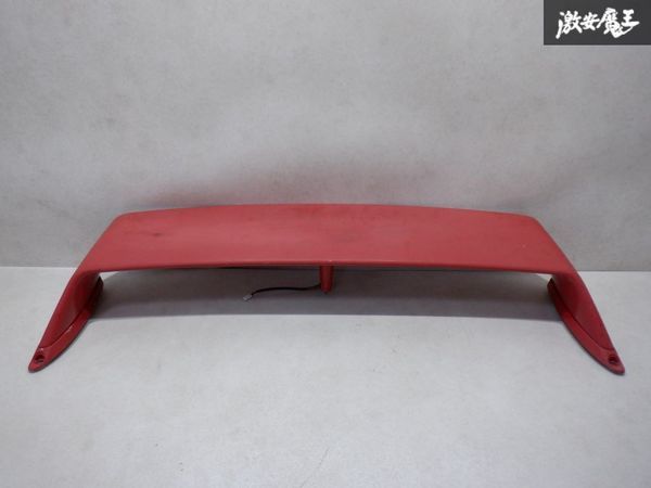 【傷や汚れあり】売り切り 最落無し 三菱純正 CE9A ランサーエボリューション2 ランエボ2 リアウイング リアスポイラー レッド ハイ ...