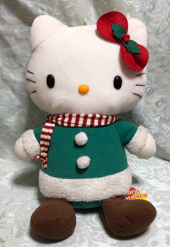 【傷や汚れあり】2003 クリスマス クリスマスカラーコスチューム ハローキティ ぬいぐるみ キティ 35cm HELLO KITTY サンリオキャラクター プライズの落札情報詳細 ...