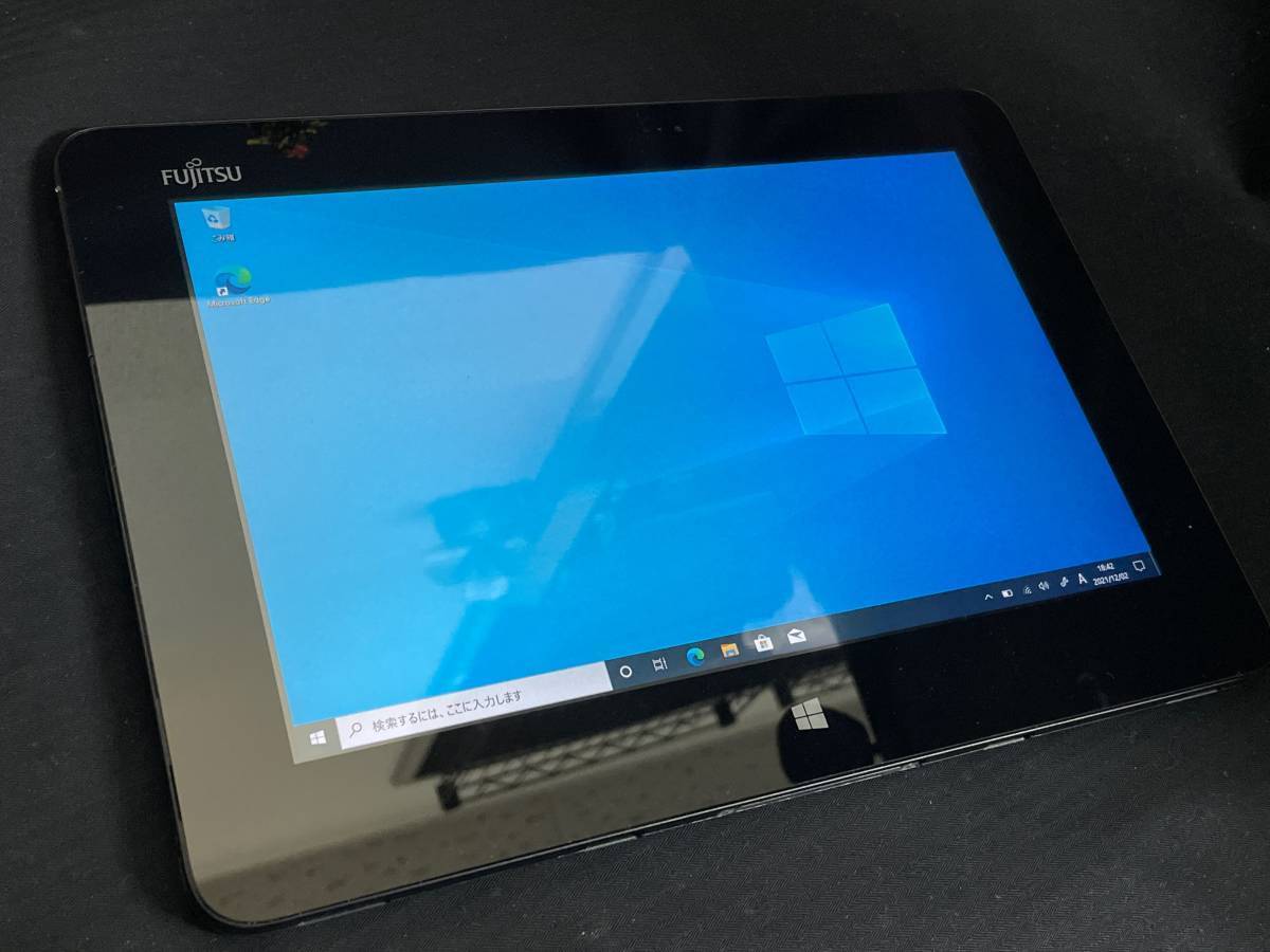 【やや傷や汚れあり】【☆良品♪】富士通 ARROWS Tab Q555/K64 [Atom Z3795 1.59GHz/RAM:4GB/SSD ...