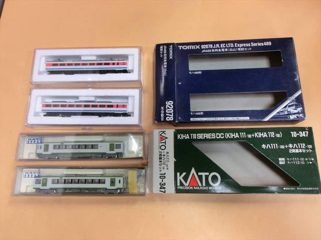 【目立った傷や汚れなし】T【ヌ2-56】【60サイズ】kato キハ110 シリーズ 2両基本/tomix jr489系特急電車 白山 増結/鉄道模型2点セット/ジャンク扱いの落札情報詳細 ...
