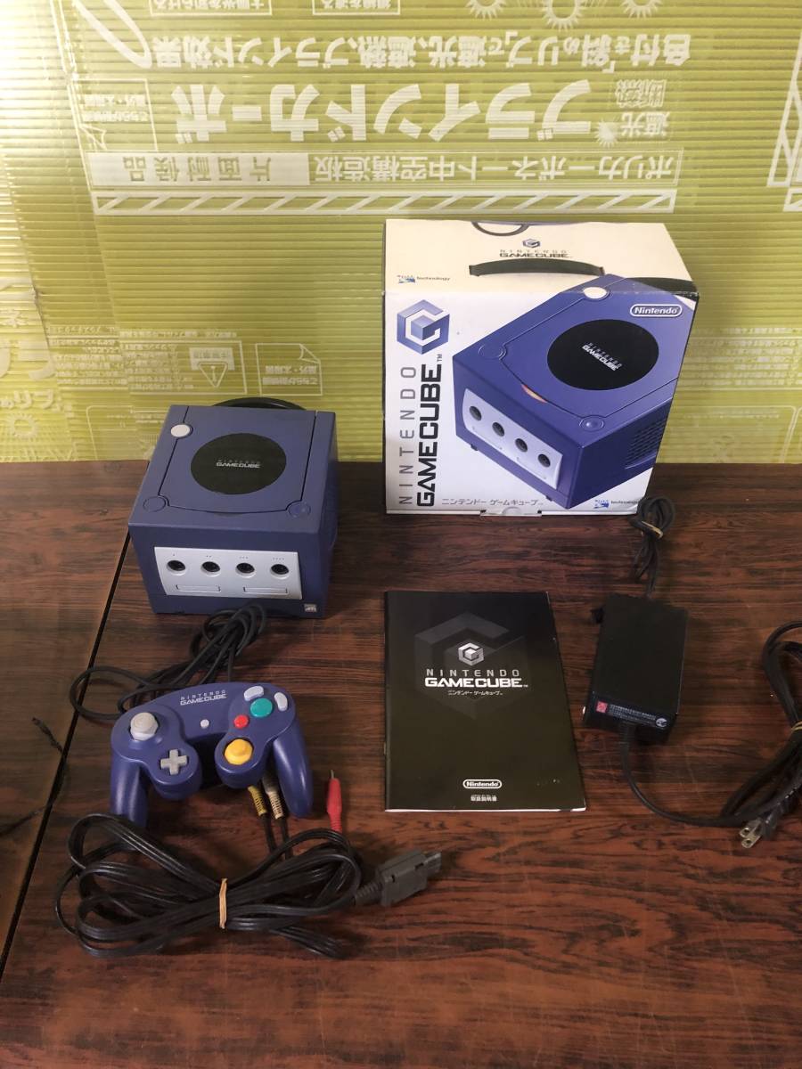 【やや傷や汚れあり】Nintendo Gamecube Game Cube console controller tested w/box ...