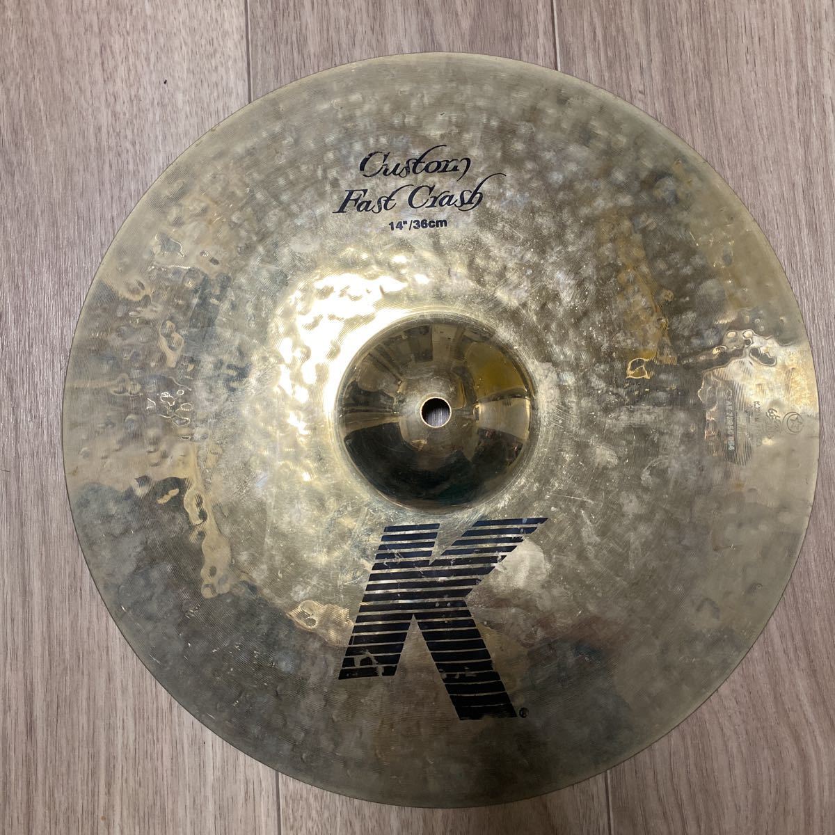 【傷や汚れあり】K Zildjian ジルジャン Custom Fast Crash カスタムシリーズ 14/36cmの落札情報詳細 - Yahoo!オークション落札価格検索 オークフリー