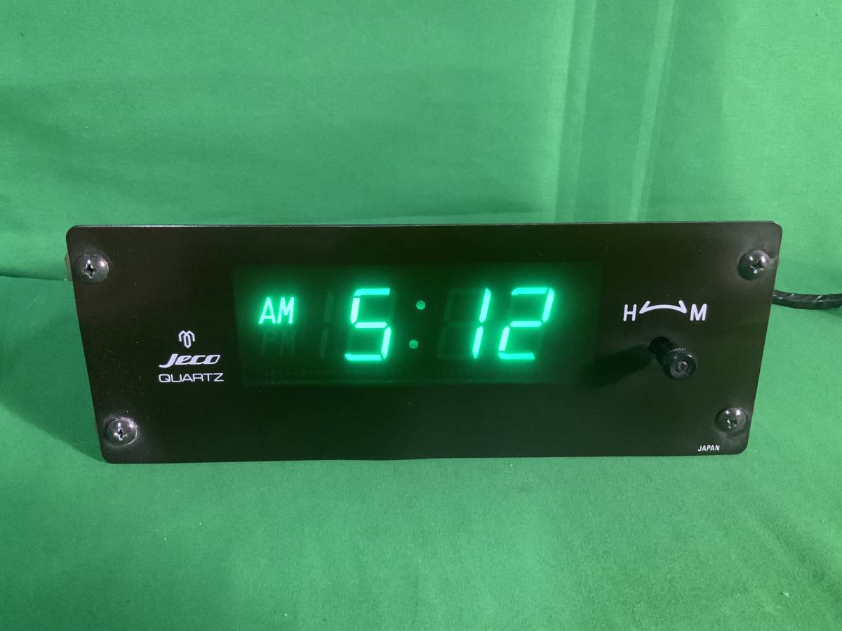 【目立った傷や汚れなし】JECO QUARTZ デジタル時計 24V 動作品 観光バス サロンバス 大型バス マイクロバス バス デコトラ 流用の落札情報詳細 - Yahoo!オークション落札 ...