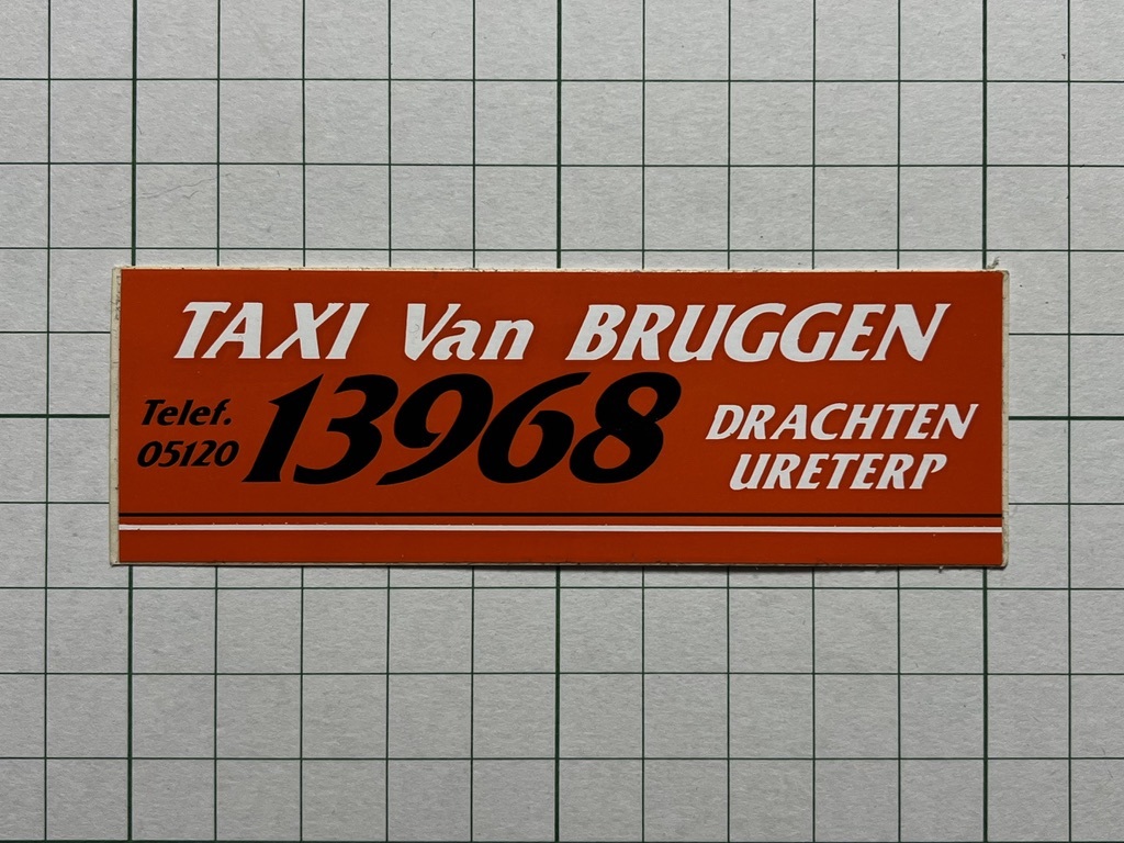 【傷や汚れあり】外国のステッカー：【小さめサイズ】TAXI 13968 ビンテージ カスタム +Ueの落札情報詳細 - ヤフオク落札価格検索 ...