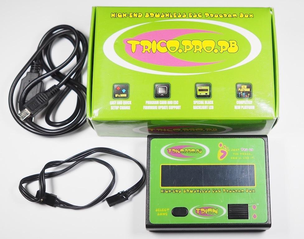 TRION TRICO PRO V2 ブラシレス ESC プログラムBOX 付き 中古 トリオン の落札情報詳細 - ヤフオク落札価格検索 オークフリー
