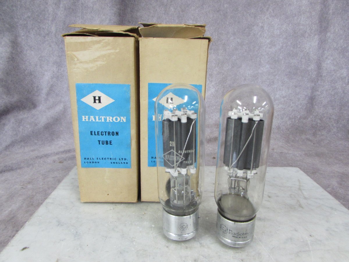 【傷や汚れあり】☆ HALTRON 211 真空管 2本 箱付き ☆現状品☆の落札情報詳細 - ヤフオク落札価格検索 オークフリー