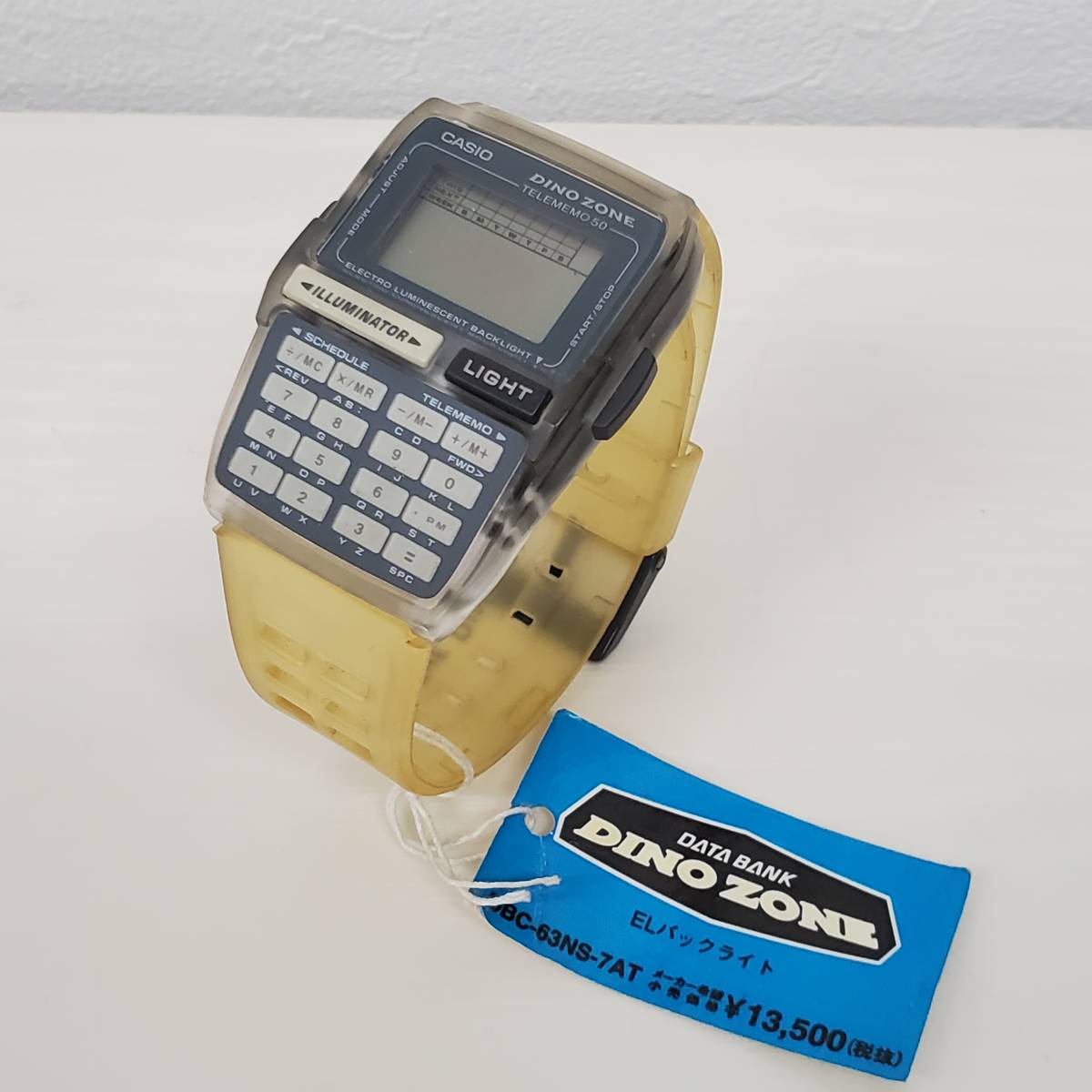 【デッドストック】ヤ020/CASIO カシオ/データバンク/DINO ZONE ディノゾーン/TELEMEMO 50/クオーツ/メンズ腕時計 ...