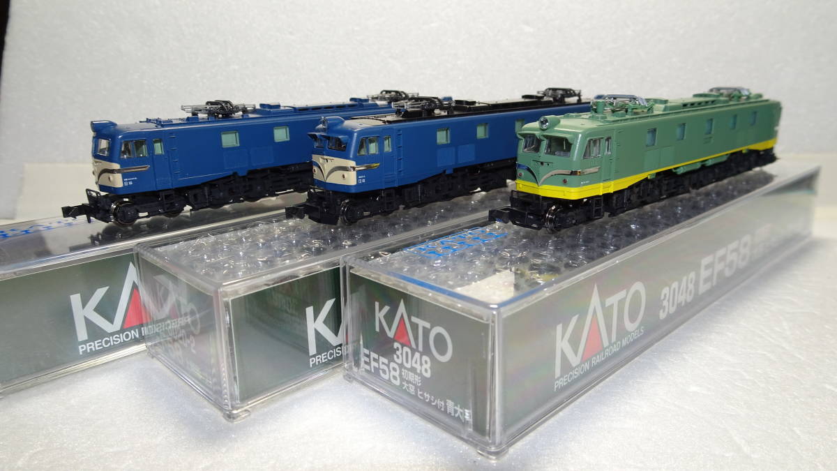 【未使用に近い】KATO EF58 上越形・後期形・青大将 計3両セットの落札情報詳細 - ヤフオク落札価格検索 オークフリー