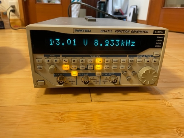 NF回路ブロック社製 FUNCTION GENERATOR FG-122 ファンクションジェネレータの落札情報詳細 - ヤフオク落札価格検索 オークフリー