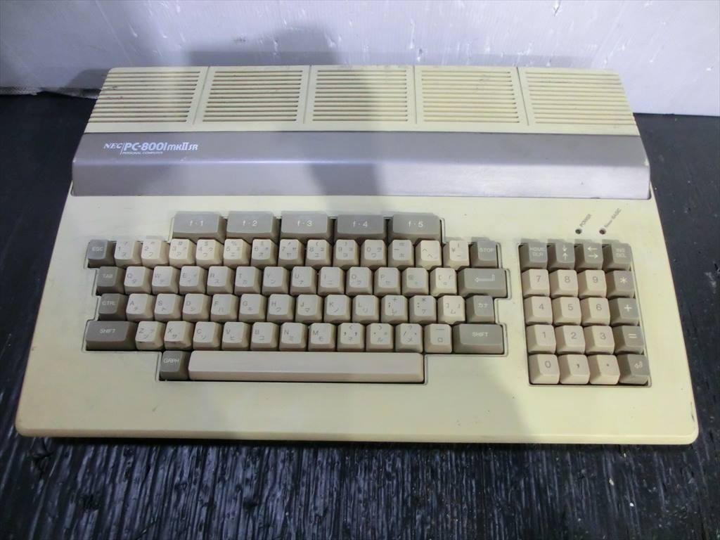 【全体的に状態が悪い】T【F0-80】【100サイズ】NEC PC-8001MKⅡSR/旧型PC/パソコン/ジャンク扱い/※傷・汚れ有の落札 ...