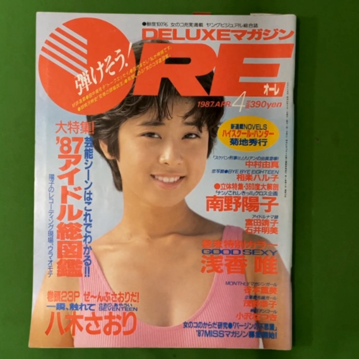 【やや傷や汚れあり】【 ピンナップ付き 】 ORE DELUXEマガジン オーレ 講談社 1987年 昭和62年4月1日発行 4月号 菊地秀行 相楽ハル子 中村由真 南野陽子の落札情報詳細 ...