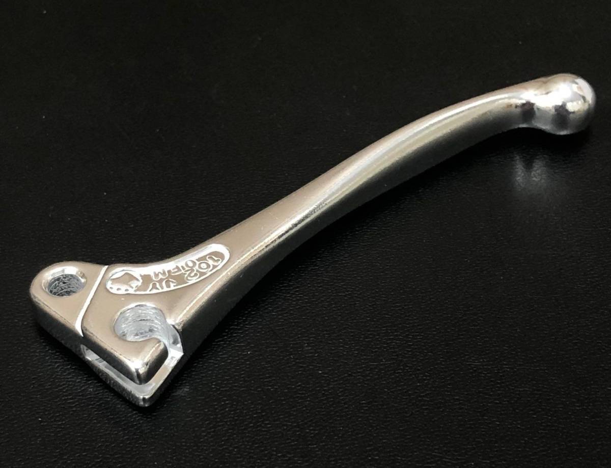 【未使用】送料込み ブレーキレバー シルバー スーパーカブ50/ズーマー/タクト/スペイシー/ダックス/ディオ/ベンリー/レストア/純正タイプ ...
