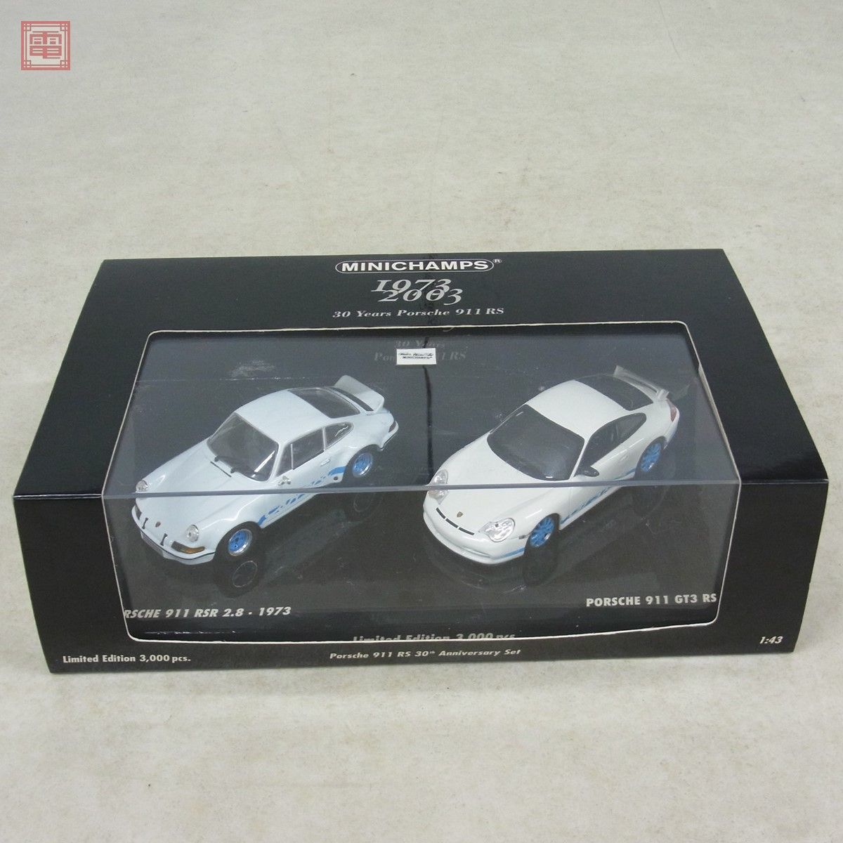【やや傷や汚れあり】PMA 1/43 ポルシェ 911 RS 30th アニバーサリーセット ポルシェ 911 RSR 2.8 1973/ ...