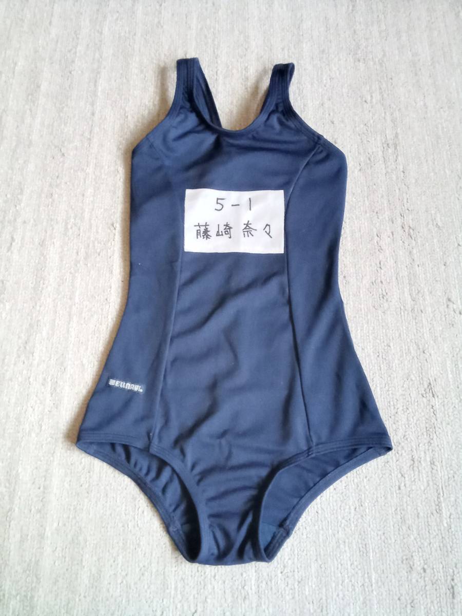 【やや傷や汚れあり】スクール水着（レトロ）、ゼッケン記名あり。中古（程度良好）リサイクル商品、サイズ150。の落札情報詳細 Yahoo