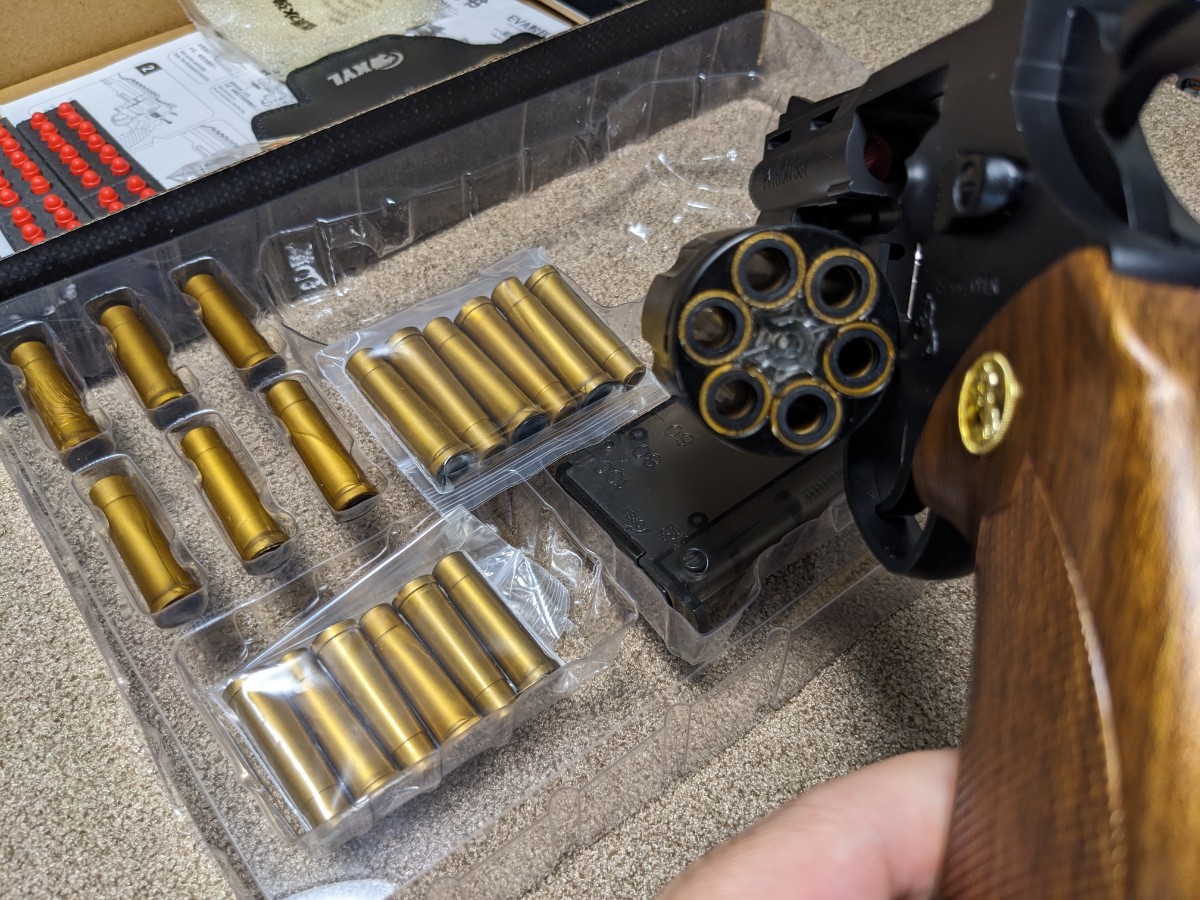 【未使用】[COLTパイソンタイプ] XYL ZP-5リボルバー 高級版フルセット ナーフ トイガン フェイクウッドグリップ エアガンの落札 ...