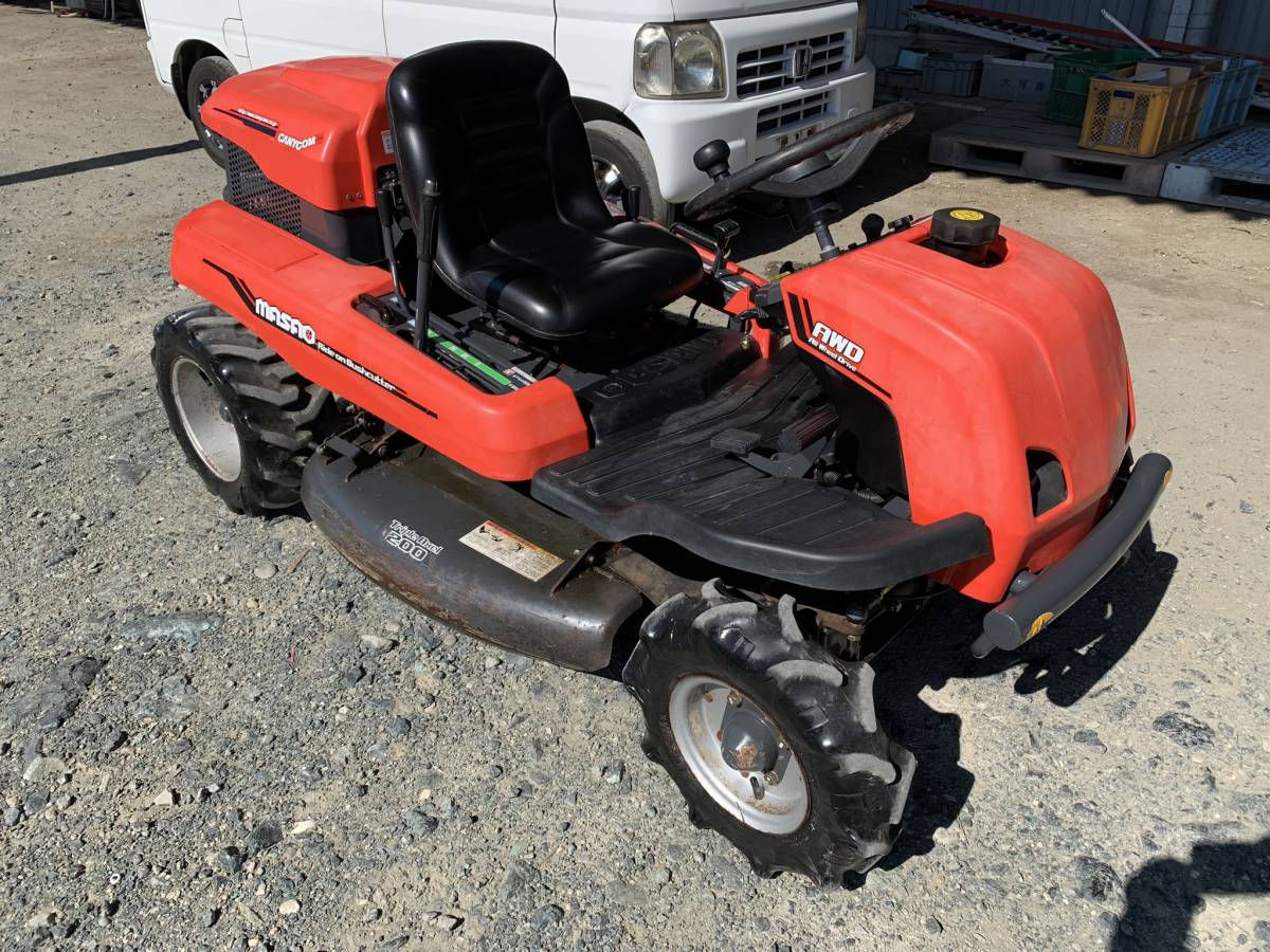 【やや傷や汚れあり】筑水キャニコム CMX222 マサオ 4WD 乗用草刈機 22馬力 147時間 売切りの落札情報詳細 - Yahoo ...