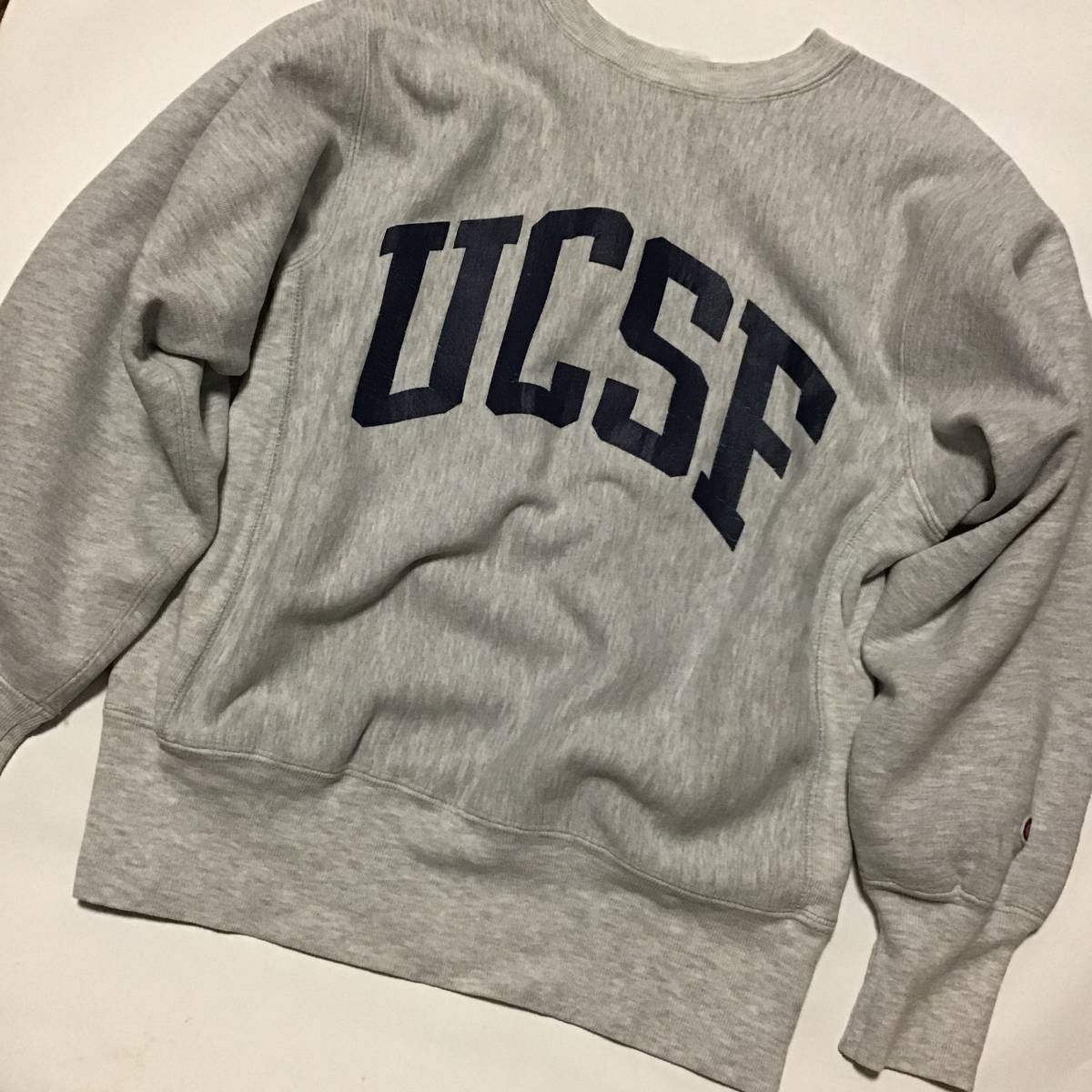 【目立った傷や汚れなし】極美 90s UCSF CHAMPION Vintage Reverse Weave リバースウィーブ スウェット M ...