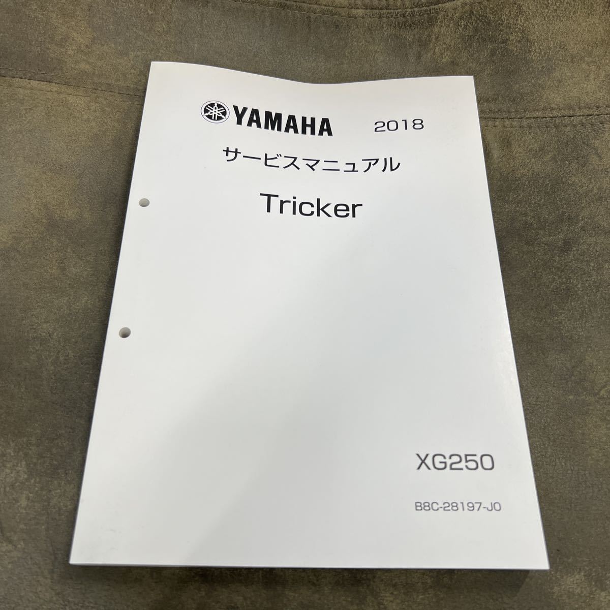 【目立った傷や汚れなし】ヤマハ Tricker Xg250 トリッカー250 B8c サービスマニュアルの落札情報詳細 ヤフオク落札価格