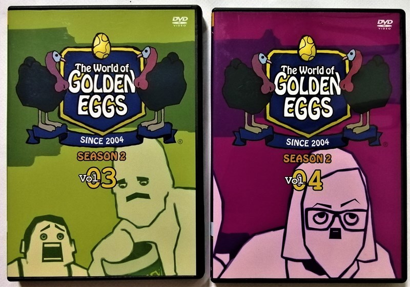 【目立った傷や汚れなし】中古DVD2枚セット 『 The World of GOLDEN EGGS SEASON2 Vol.03 と Vol.04 』 品番：SD-F1480-A・Bの落札情報 ...
