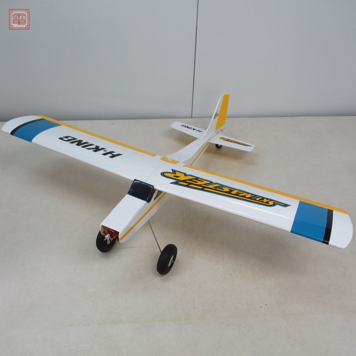 【傷や汚れあり】ホビーキング SkyMaster モーター/サーボ/受信機 搭載 全長約80cm ウイングスパン約101cm RC ラジコン HobbyKing 動作未確認 現状品【FGの落札 ...