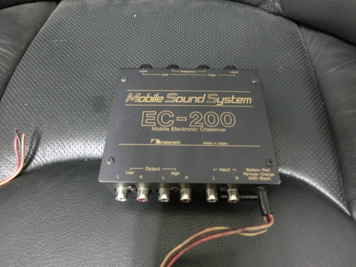 【やや傷や汚れあり】Nakamichi ナカミチ EC-200 クロスオーバーネットワーク 希少 当時もの 高級オーディオ ②の落札情報詳細 - ヤフオク落札価格検索 オークフリー