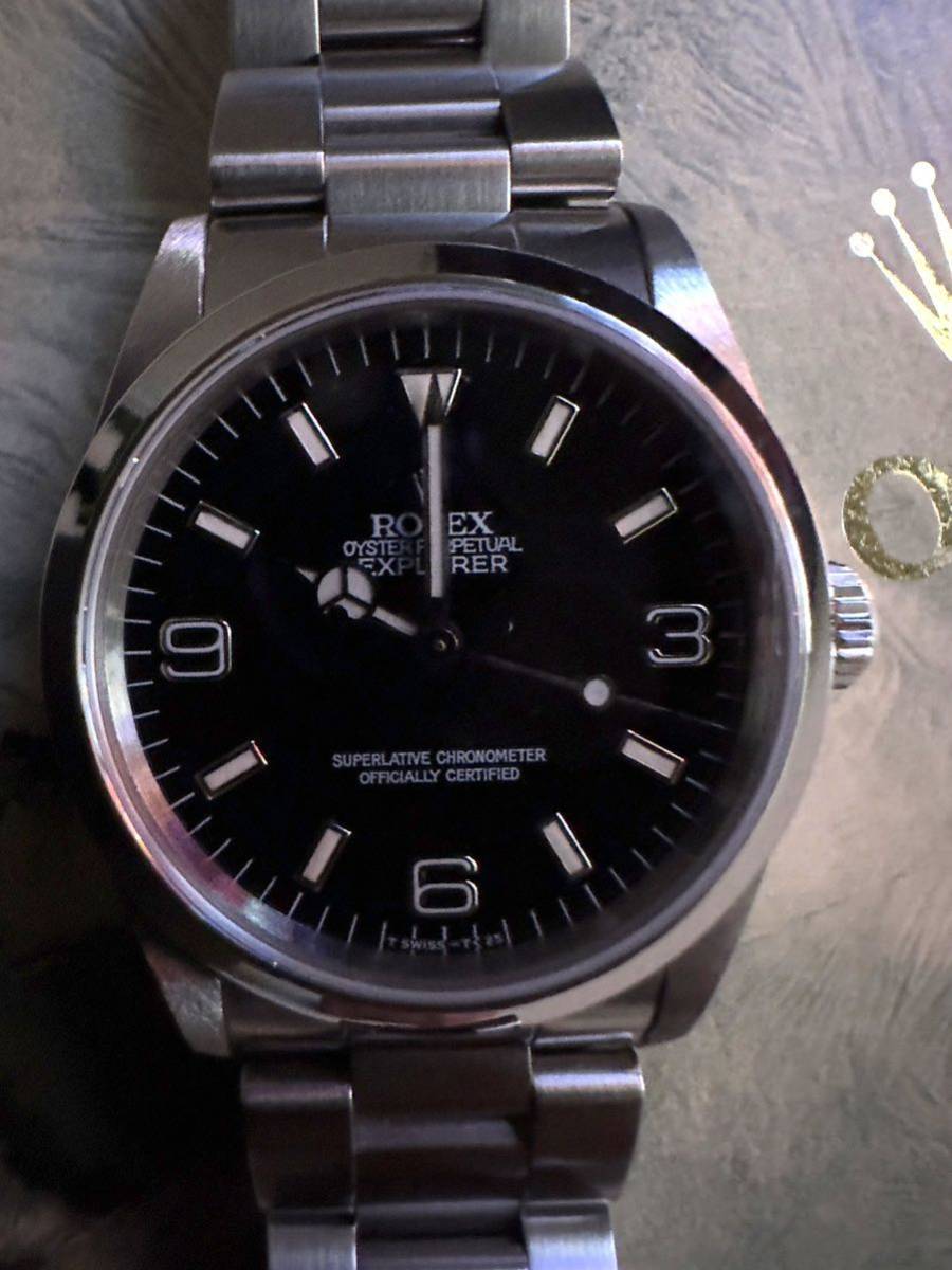 【目立った傷や汚れなし】Rolex 1500 Explorer ロレックス Cal.1570 1969年 3 6 9 Black Dial メンズ 自動巻き ( 極美品,OH済み ...