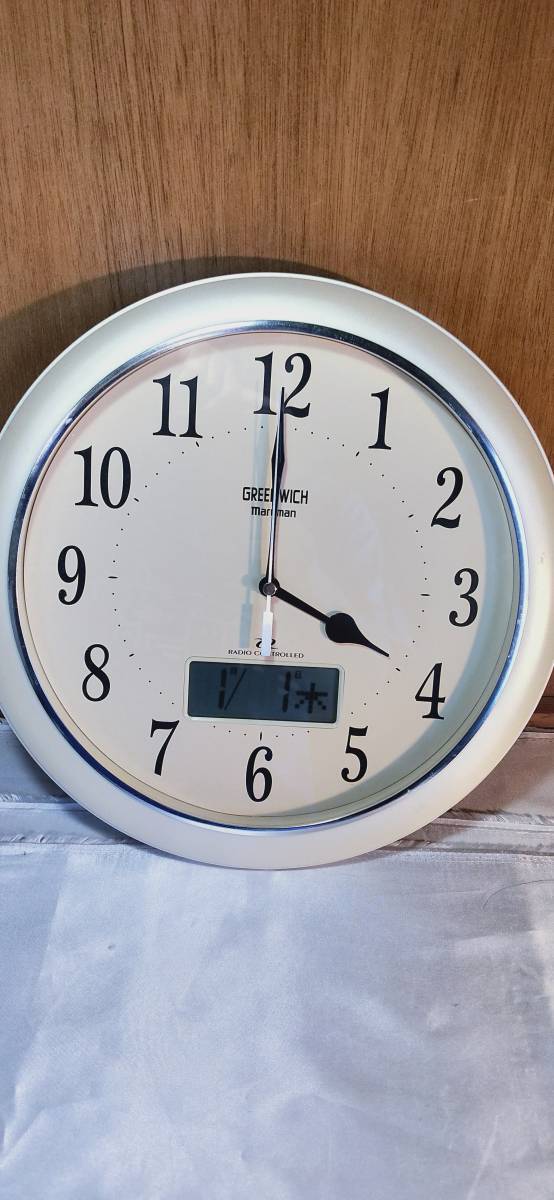 【やや傷や汚れあり】CITIZEN シチズン リズム時計 GREENWICH Maruman 掛け時計 ＆の落札情報詳細 - Yahoo ...