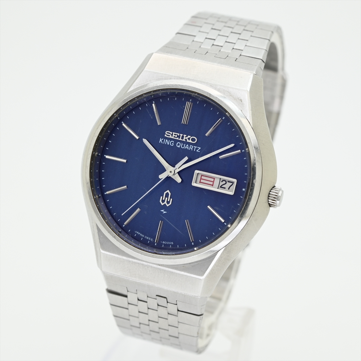 CASIO カシオ 50QS-17 腕時計 稼動品 デジタル レア シルバー 黒 ネイビー ステンレス ビンテージ 希少 ★の落札情報詳細 ...