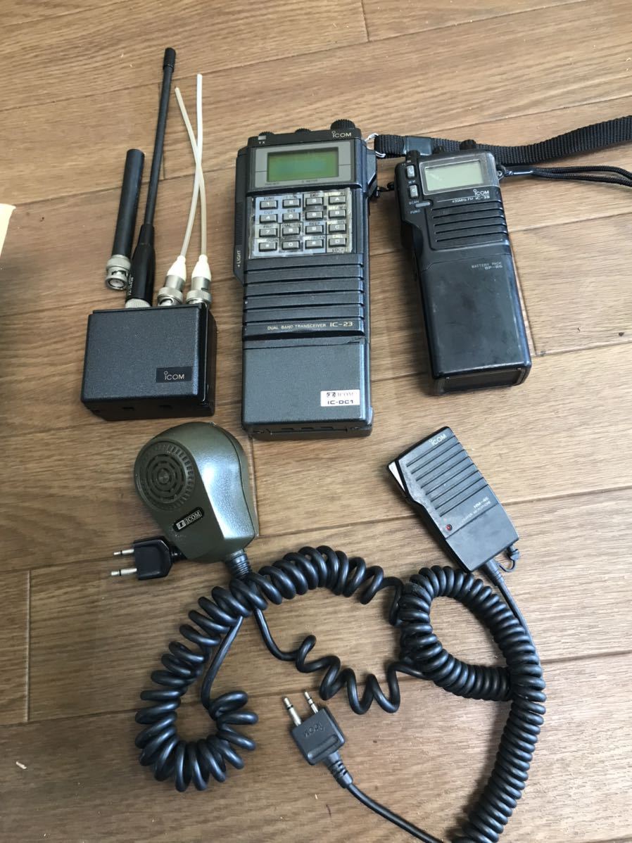 【目立った傷や汚れなし】ハンディ 無線機 ICOM IC-23 デュアルバンド dual band IC-3S 430MHzの落札情報詳細 ...