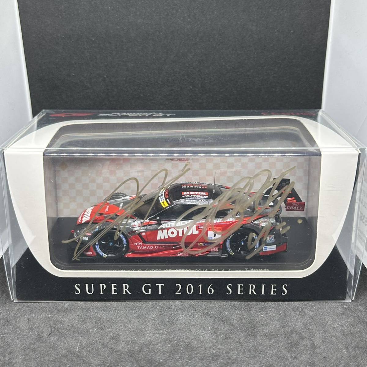 【未使用に近い】【1円スタート】EBBRO 1/43 MOTUL AUTECH GT-R SUPER GT GT500 2016 Rd. 4 Sugo(松田次生選手、ロニー・クインタレッリ選手 ...