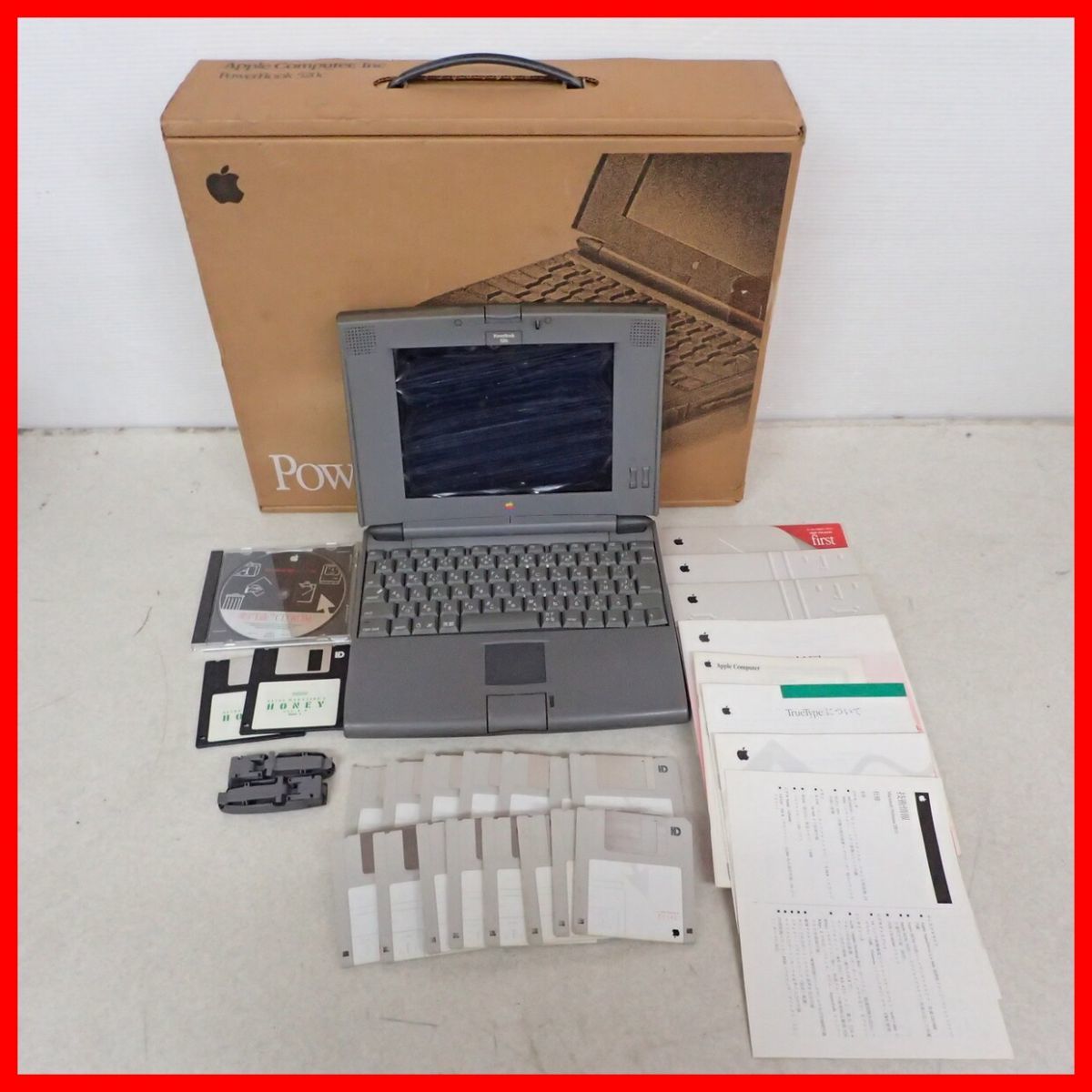 【全体的に状態が悪い】 Apple PowerBook 500 Series M4880 アップル 箱説FD付 ジャンク【40の落札情報詳細 ...