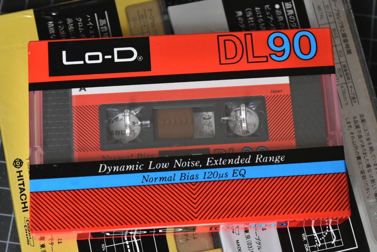【未使用】カセットテープ【Lo-D : C60ME・C46SX・DL90】メタル・ハイポジ・ノーマル各1巻、合計3巻（未使用・未開封品）の落札情報詳細 - ヤフオク落札価格検索 オークフリー