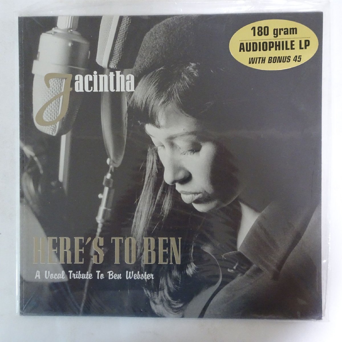 【未使用】未開封 入手激難 2LP 45回転 ジャシンタ 極上の女性ヴォーカル 超優秀録音 高音質盤 希少完売品 Jacintha Here ...