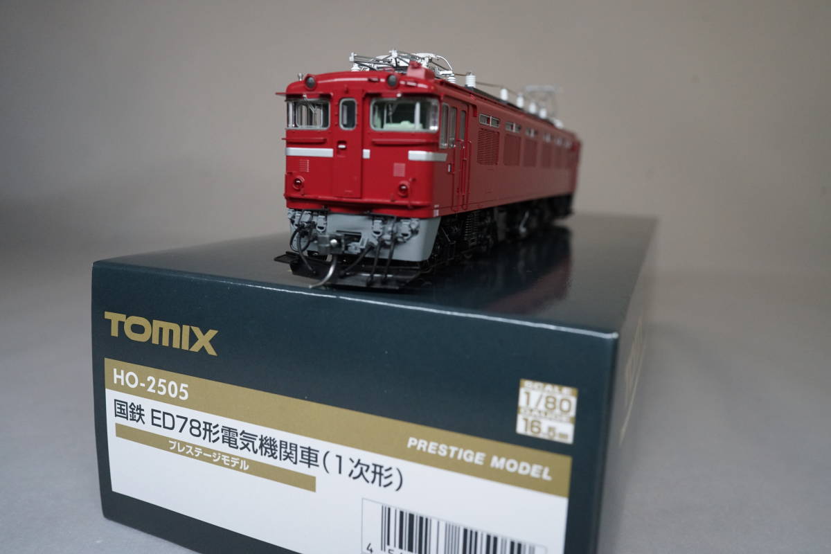 【目立った傷や汚れなし】TOMIX HO-2505 国鉄ED78形電気機関車(1次形・プレステージモデル) トミックスの落札情報詳細 ...