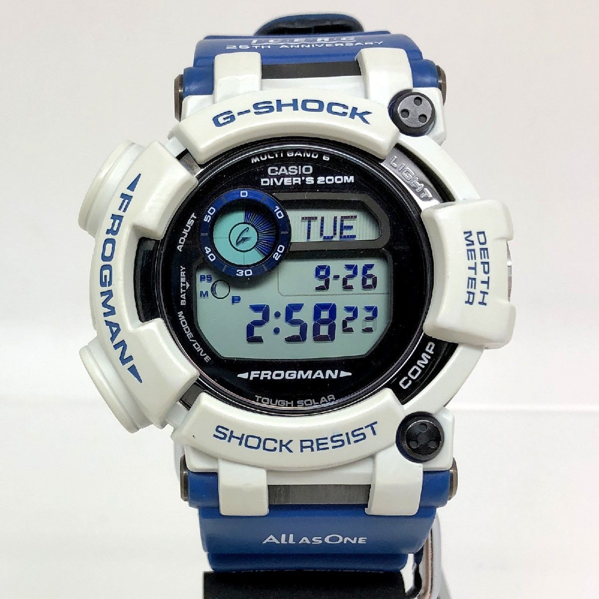 【傷や汚れあり】中古 G-SHOCK ジーショック CASIO カシオ 腕時計 GWF-D1000K-7JR フロッグマン FROGMAN 2016年 イルクジ 【ITPBN6B4EORY】の ...