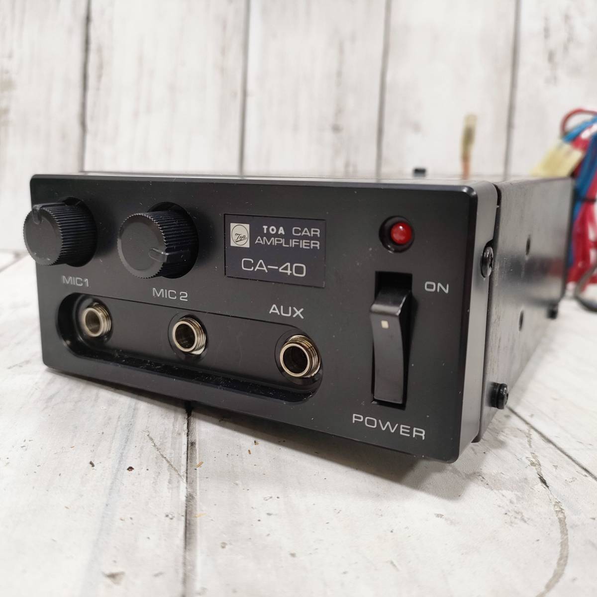 【傷や汚れあり】トーア TOA CA-40 カーアンプ 車載用 アンプ 40W 12V 未使用品 保管品 【13629の落札情報詳細 - ヤフオク落札価格検索 オークフリー