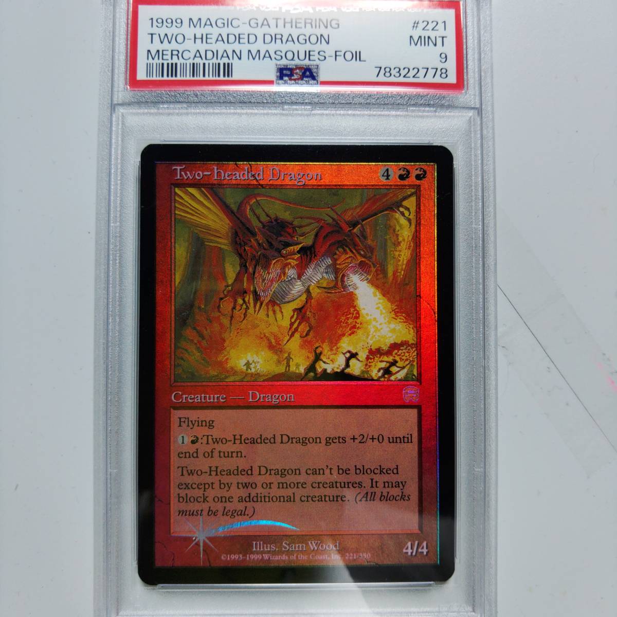 【未使用に近い】MTG/Two-headed Dragon/双頭のドラゴン/英語/1枚/メルカディアン・マスクス/PSA評価 MINT9の落札情報詳細 - Yahoo!オークション落札価格検索 ...