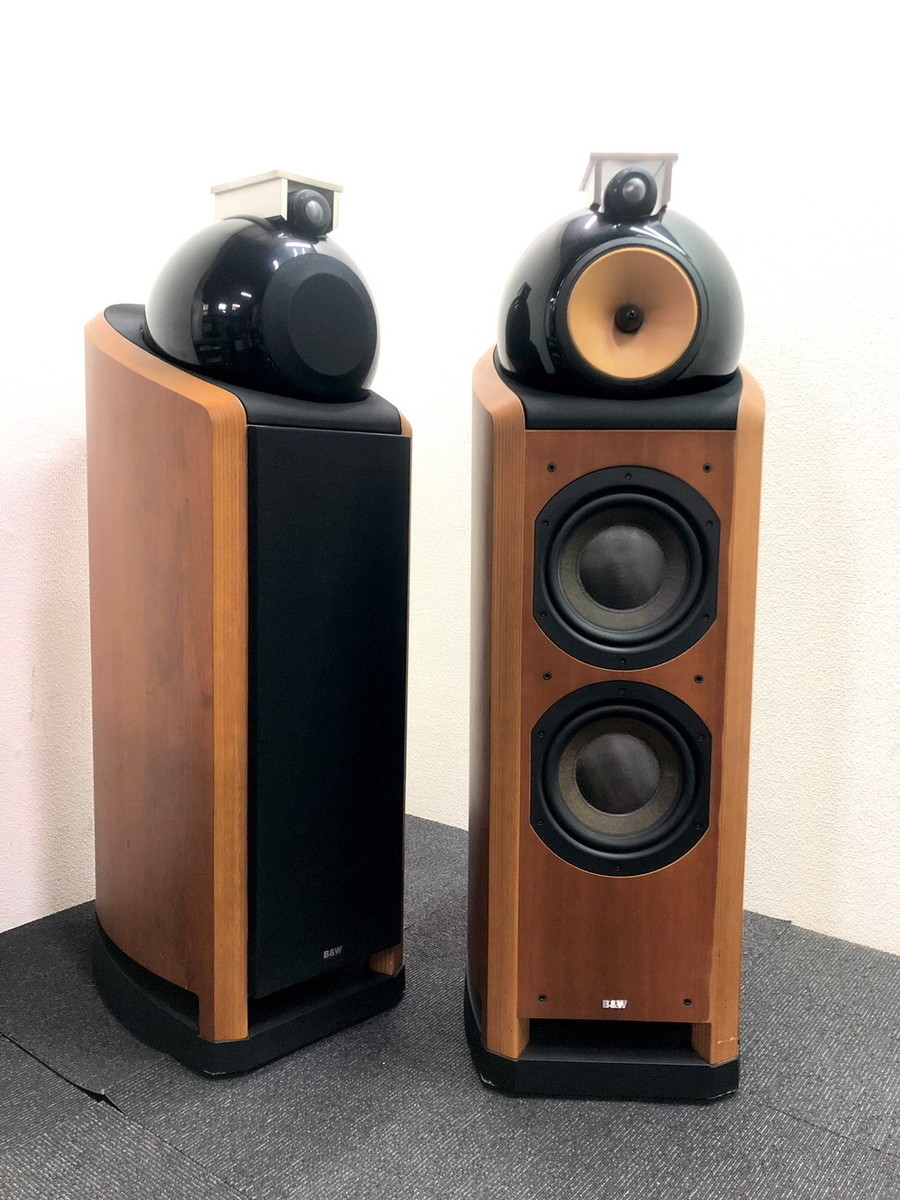 【目立った傷や汚れなし】《18108-001》Bowers & Wilkins B&W 802 Nautilus スピーカーペアノーチラス ...