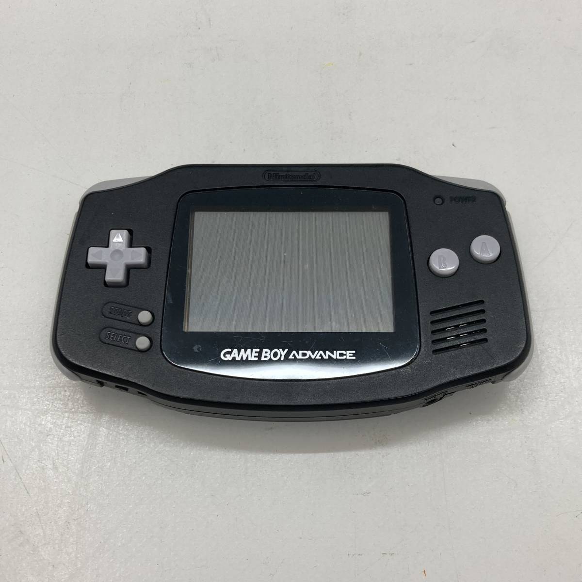 【傷や汚れあり】【1円～】ニンテンドー ゲームボーイアドバンス AGB-001 本体 ブラック レトロゲーム GBA クリーニング/動作確認済 ...