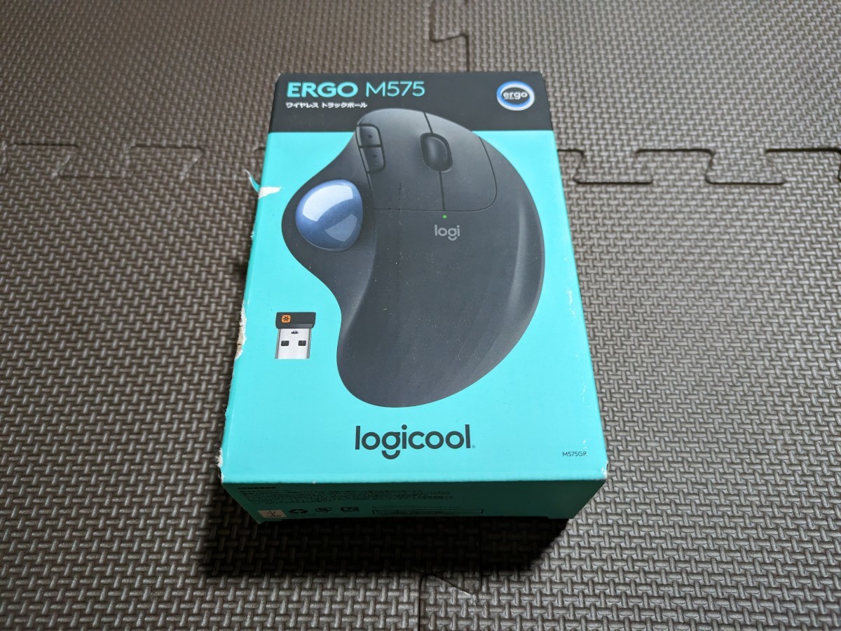 【未使用に近い】★5000円即決! upcg 美品 Logicool ロジクール TM-150r トラックマン マーブル 有線 マウス ...