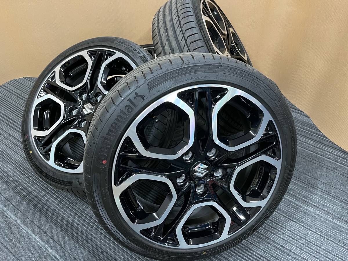 【目立った傷や汚れなし】新車外し SUZUKI スズキ スイフト スポーツ ZC33S 純正 ホイール 195/45R17 23年製 タイヤホイール 4本セット 爆安 99円スタートの落札情報 ...