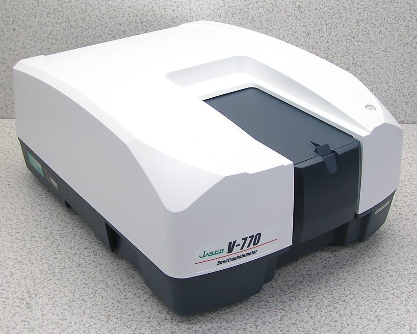 【目立った傷や汚れなし】 JASCO/日本分光 ダブルビームタイプ 紫外可視近赤外分光光度計 現行機種 V-700 series V-770 + CTU-100/STR-773 美品です！の ...