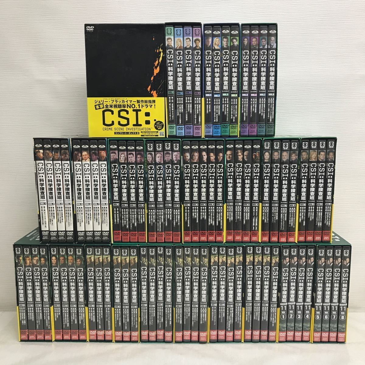 【やや傷や汚れあり】PY1110A CSI:科学捜査班 DVD BOX コンプリート ボックス シーズン season 1〜11 22本セット セル版 日本語吹替 洋画 海外 ドラマ 角川の ...