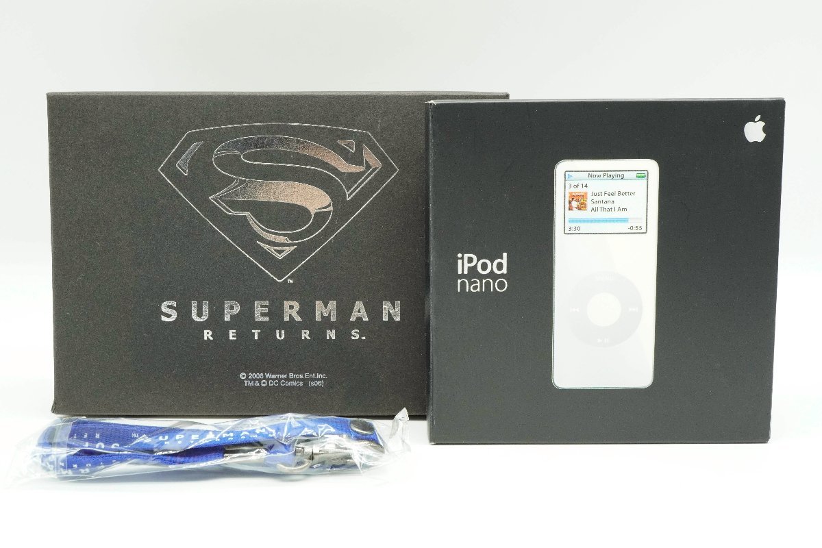 【未使用】1円～【未使用保管品】Apple iPod nano 1st SUPERMAN RETURNS MOVIES MA350J/A 2006 vintage marvelの落札情報詳細 ...