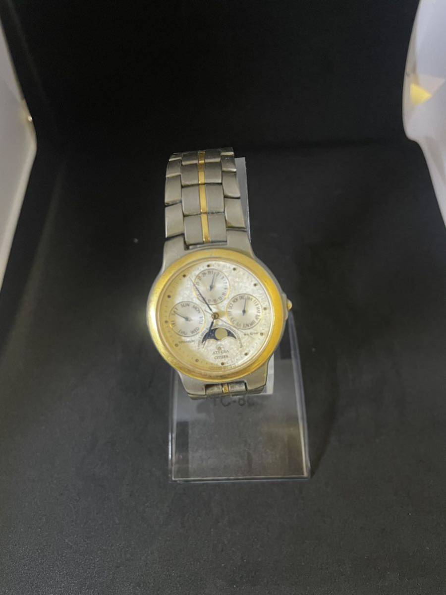 【やや傷や汚れあり】1円〜スタートA183 CITIZEN シチズン ATTESA TITANIUM 6300-G30887 Y腕時計の落札 ...