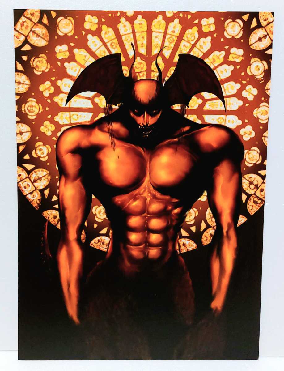 【目立った傷や汚れなし】送料300円～☆希少!永井豪デビルマンと有名作家のコラボ!講談社製「DEVILMAN ILLUSTRATIONS 木葉功一&貴光士」複製原画 B4サイズ イラストの落札 ...