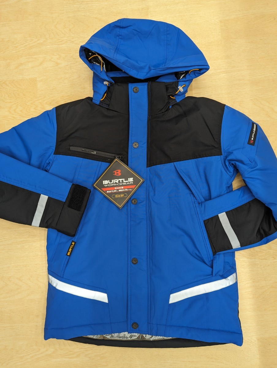 【未使用】[Burtle] 防寒ジャケット 7610 サーフブルー Mの落札情報詳細 - ヤフオク落札価格検索 オークフリー